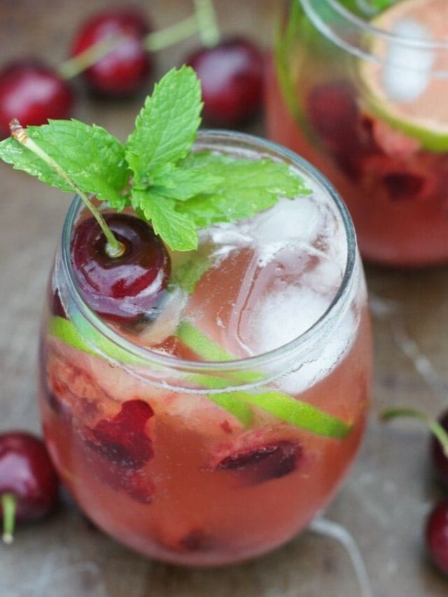 How to Make a Cherry Mojito - My Dominican Kitchen