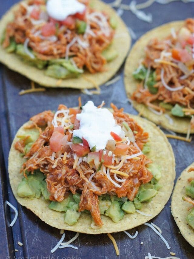 Smoky Chipotle Chicken Tostadas: Spicy & Crunchy! - My Dominican Kitchen