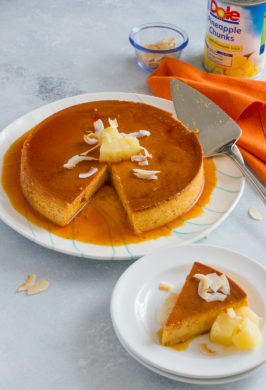 Pineapple Flan - My Dominican Kitchen