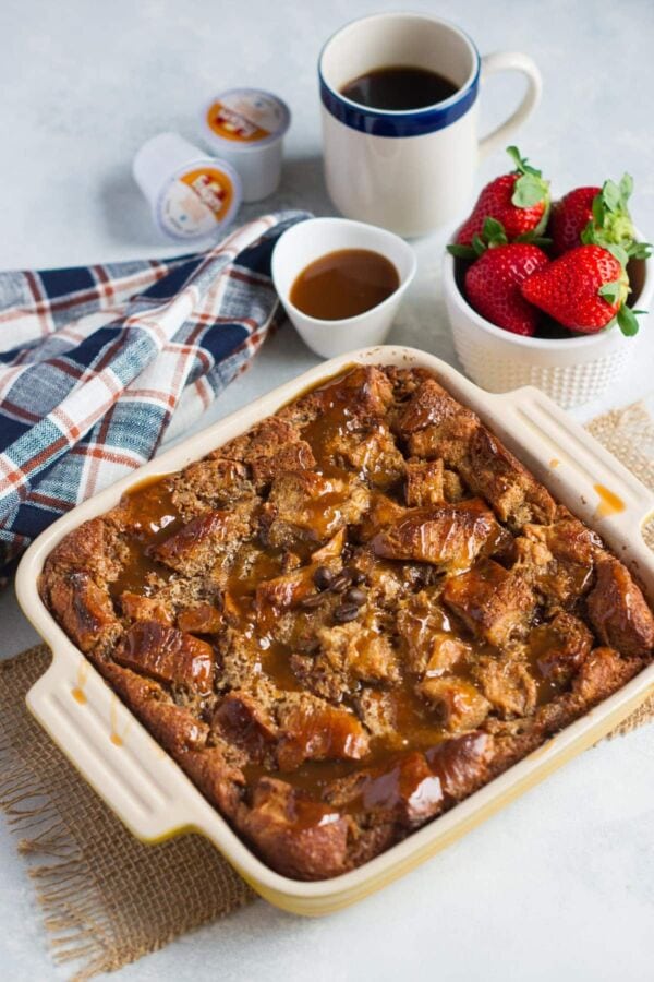Coffee and Caramel Bread Pudding - My Dominican Kitchen
