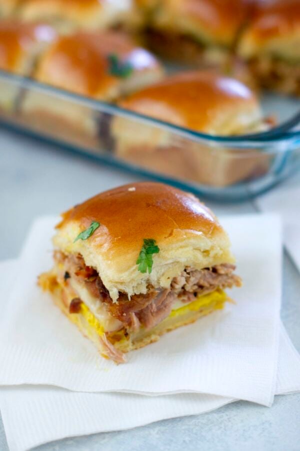 Cuban Sliders (Roasted Pulled Pork Sliders) - My Dominican Kitchen