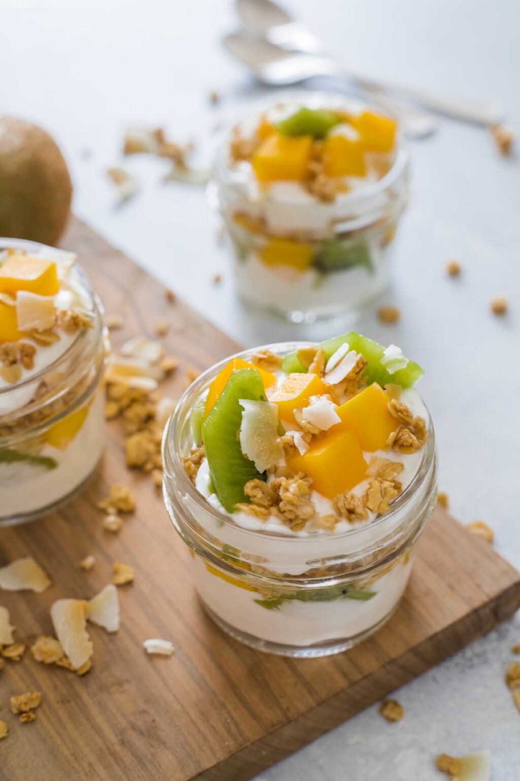 Tropical Fruit Yogurt Parfait - My Dominican Kitchen