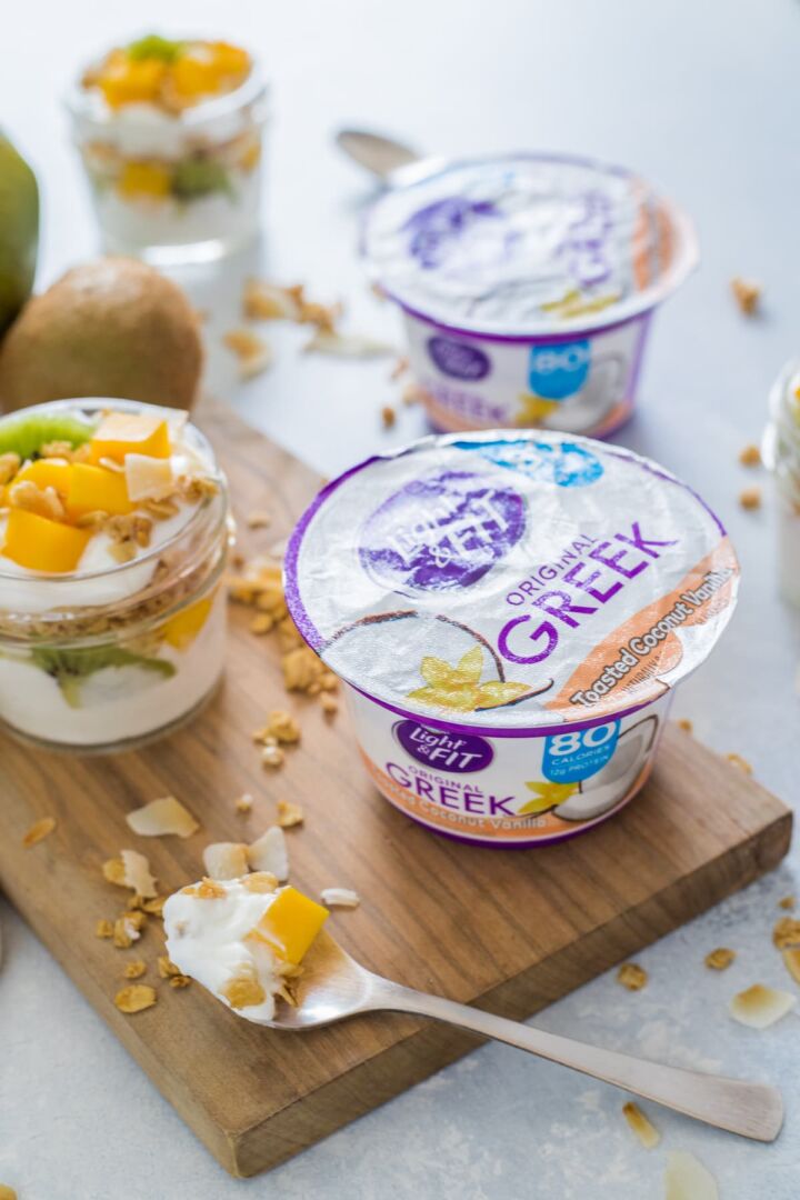Tropical Fruit Yogurt Parfait - My Dominican Kitchen