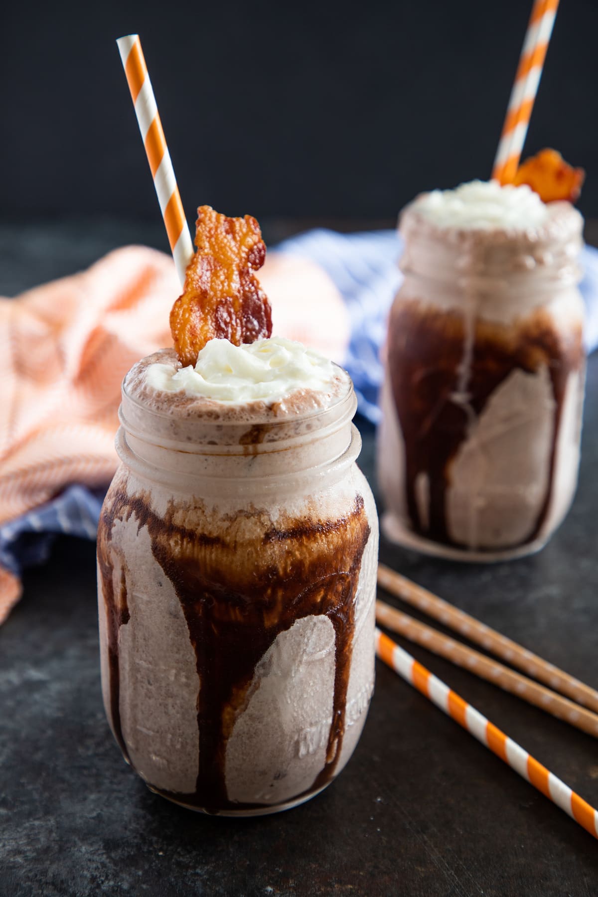 Black and White Bourbon Milkshake with Bacon - My Dominican Kitchen