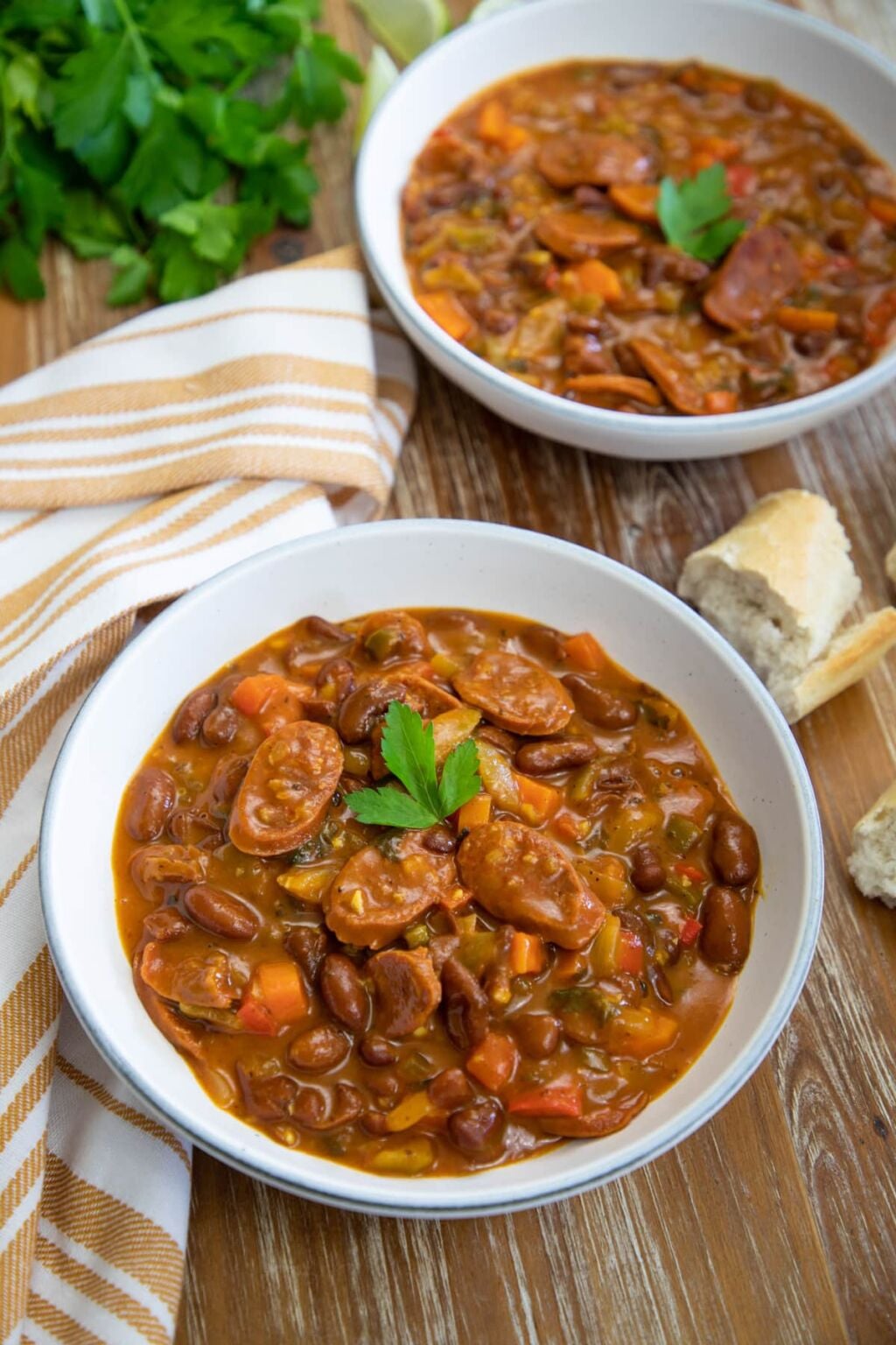 Chorizo and Bean Stew - My Dominican Kitchen