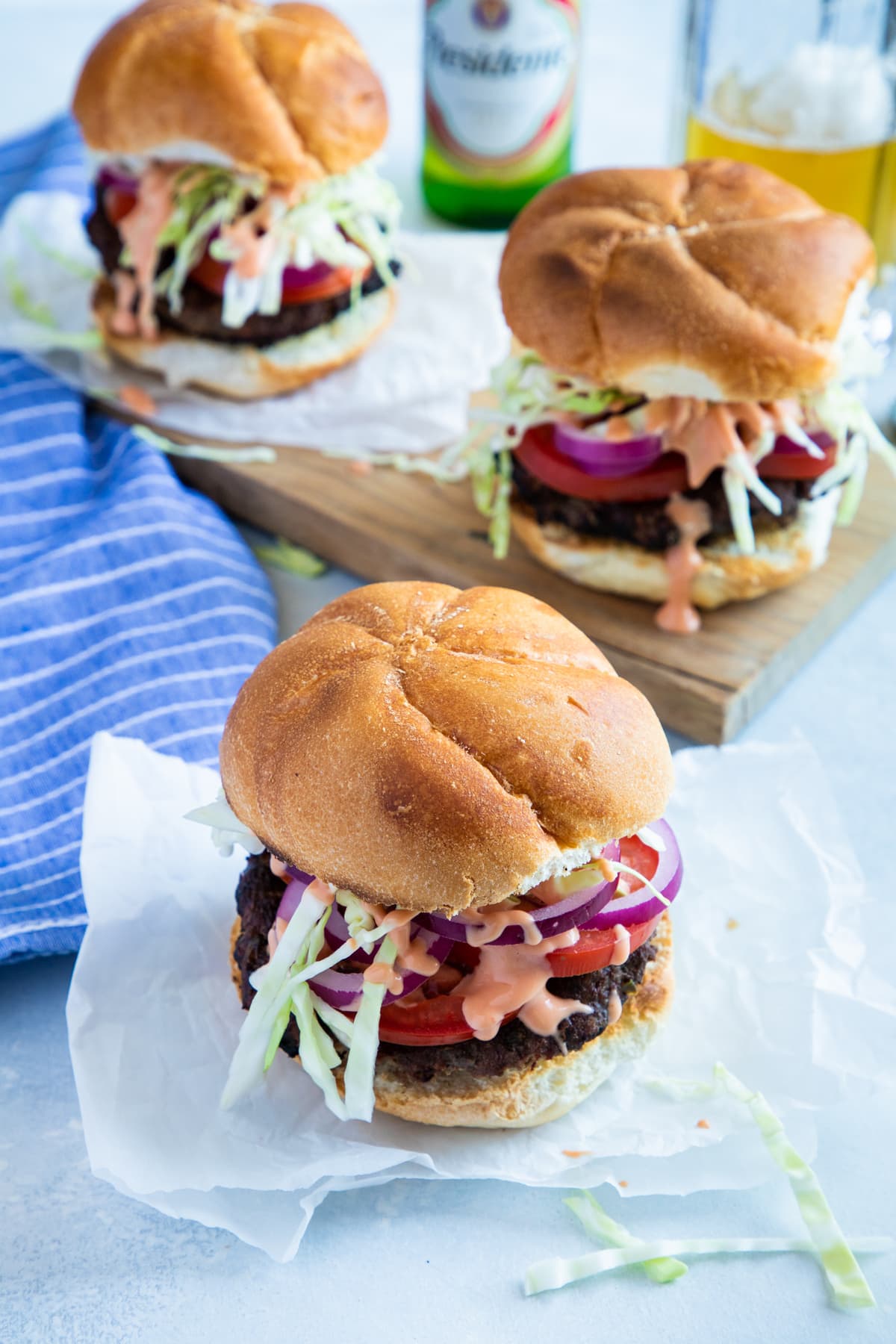 Dominican Chimichurri Burger - My Dominican Kitchen