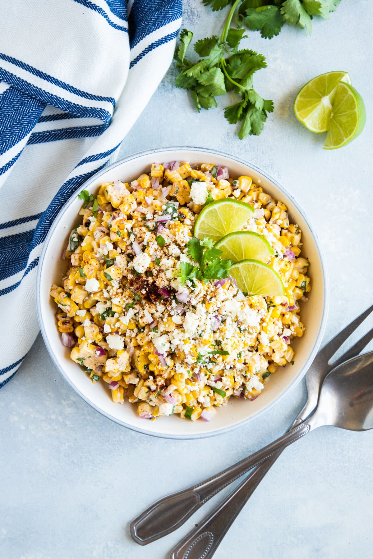 Mexican Grilled Corn Salad (Esquites) - My Dominican Kitchen