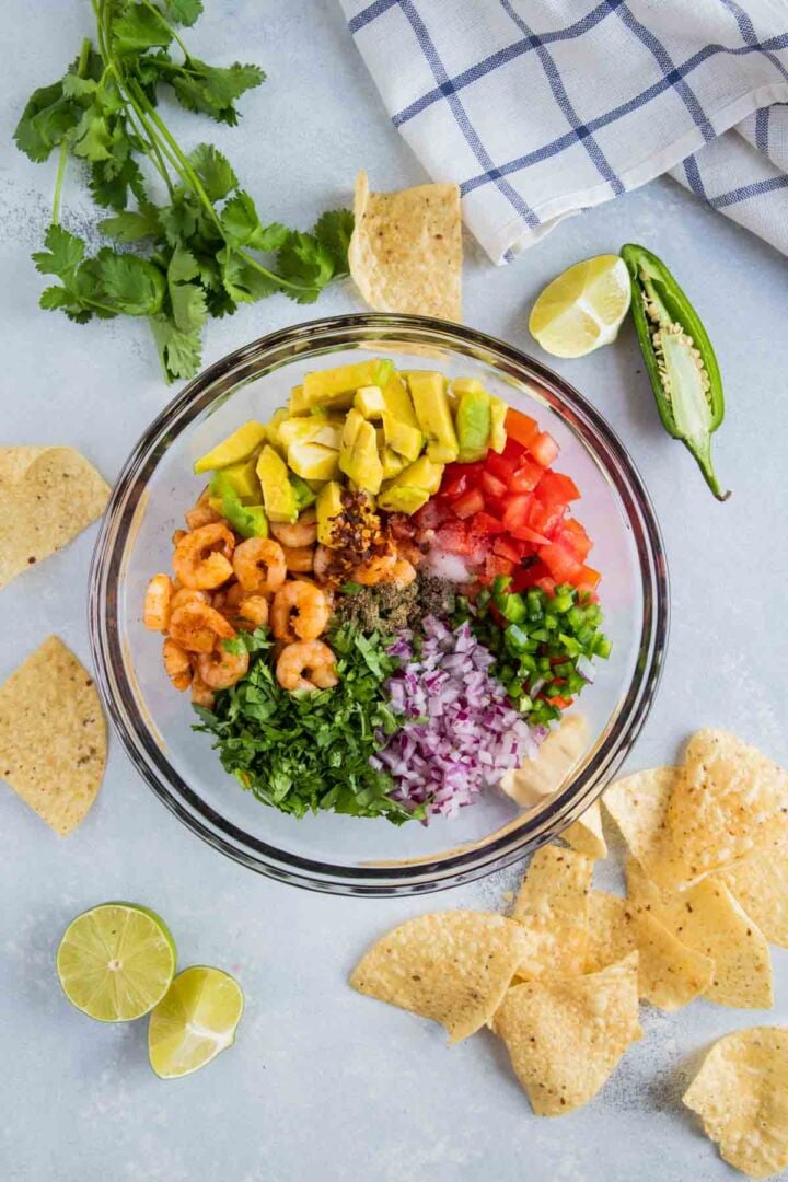 Avocado Shrimp Salsa - My Dominican Kitchen