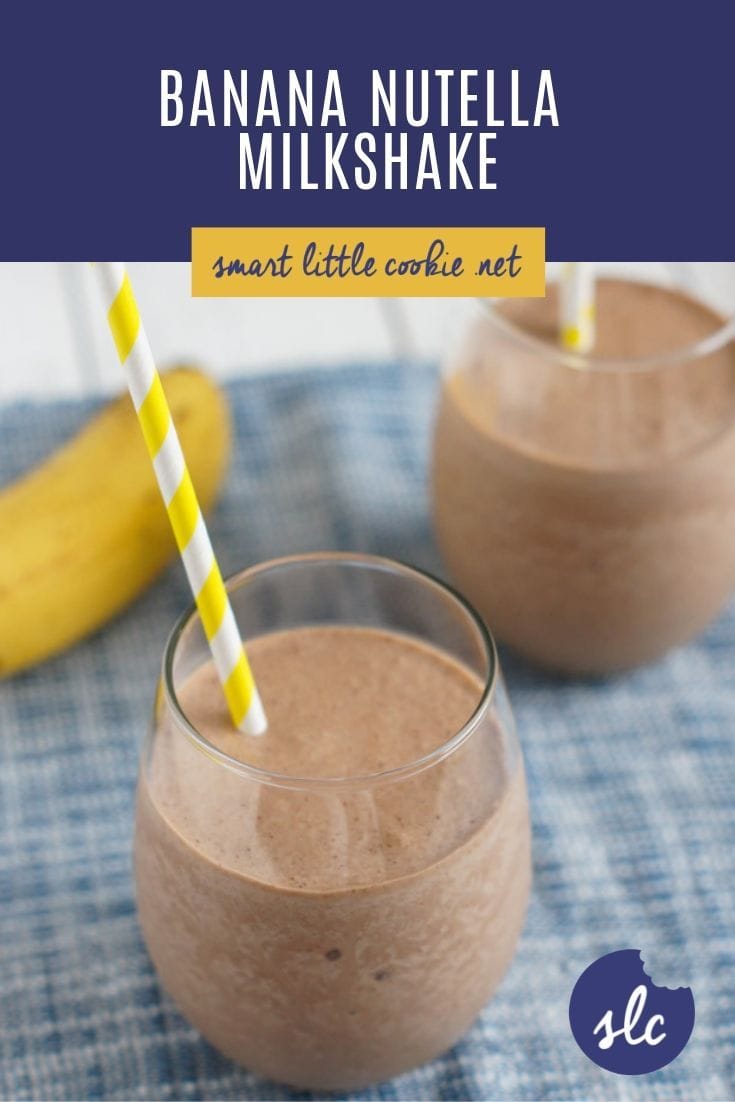 Banana Nutella Milkshake - My Dominican Kitchen