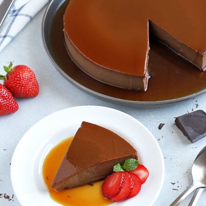Chocolate Flan - My Dominican Kitchen