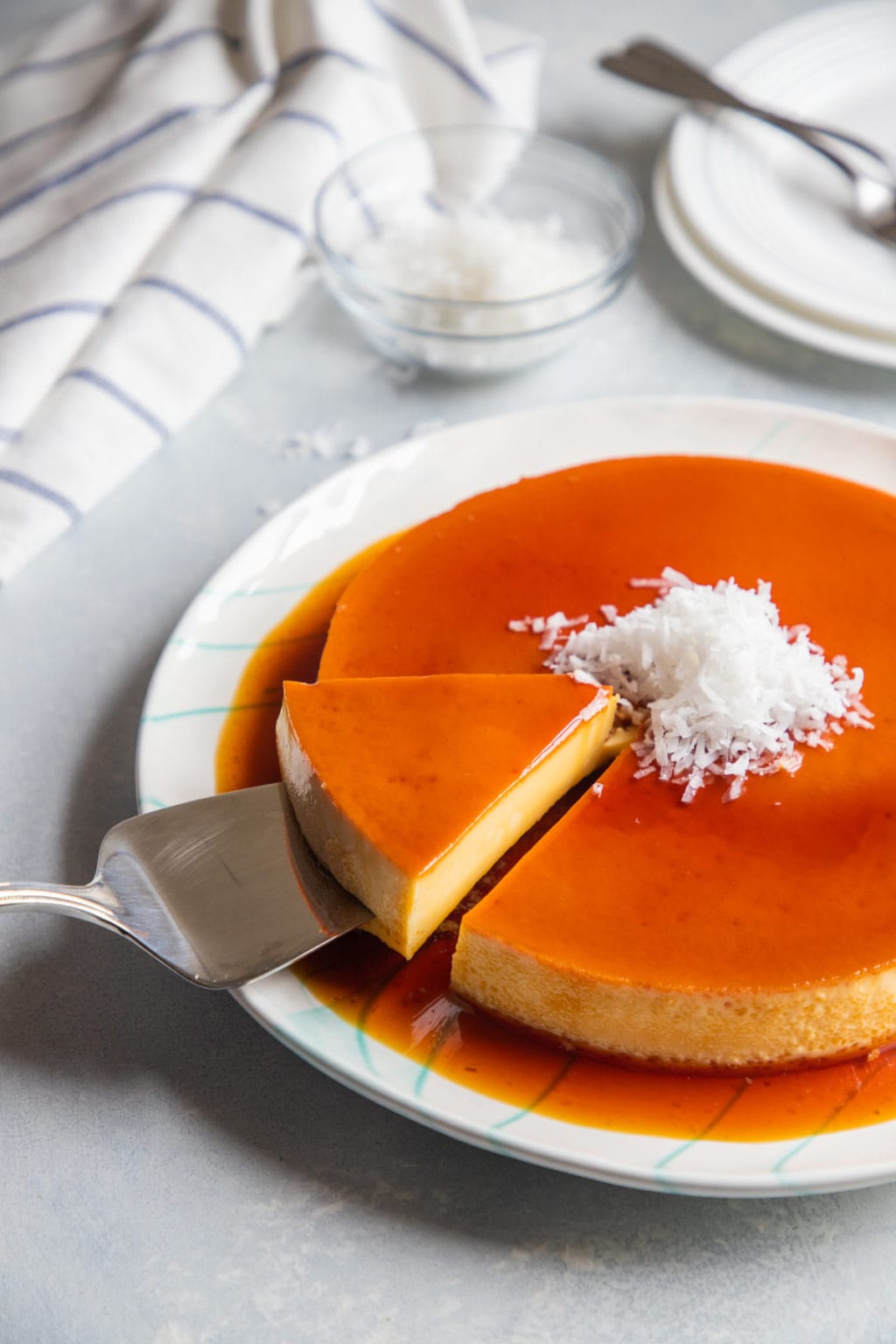 Coconut Flan (Flan de Coco) - My Dominican Kitchen