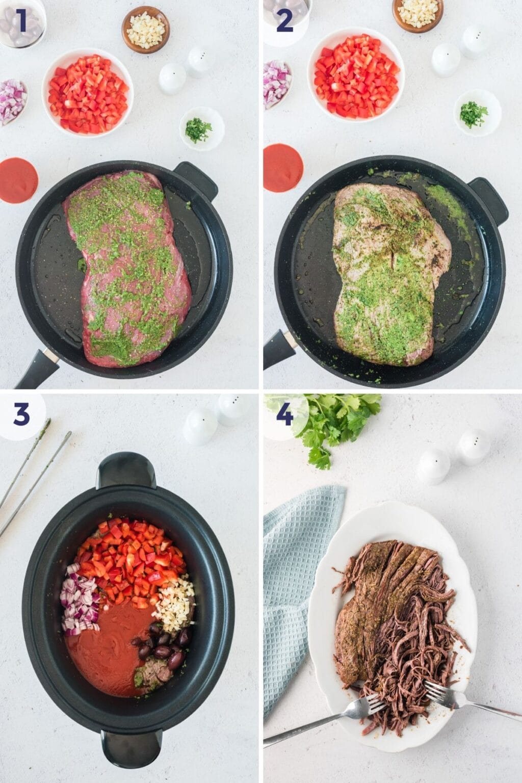Dominican-Style Ropa Vieja (Carne Ripiada) — Tender Slow Cooker ...