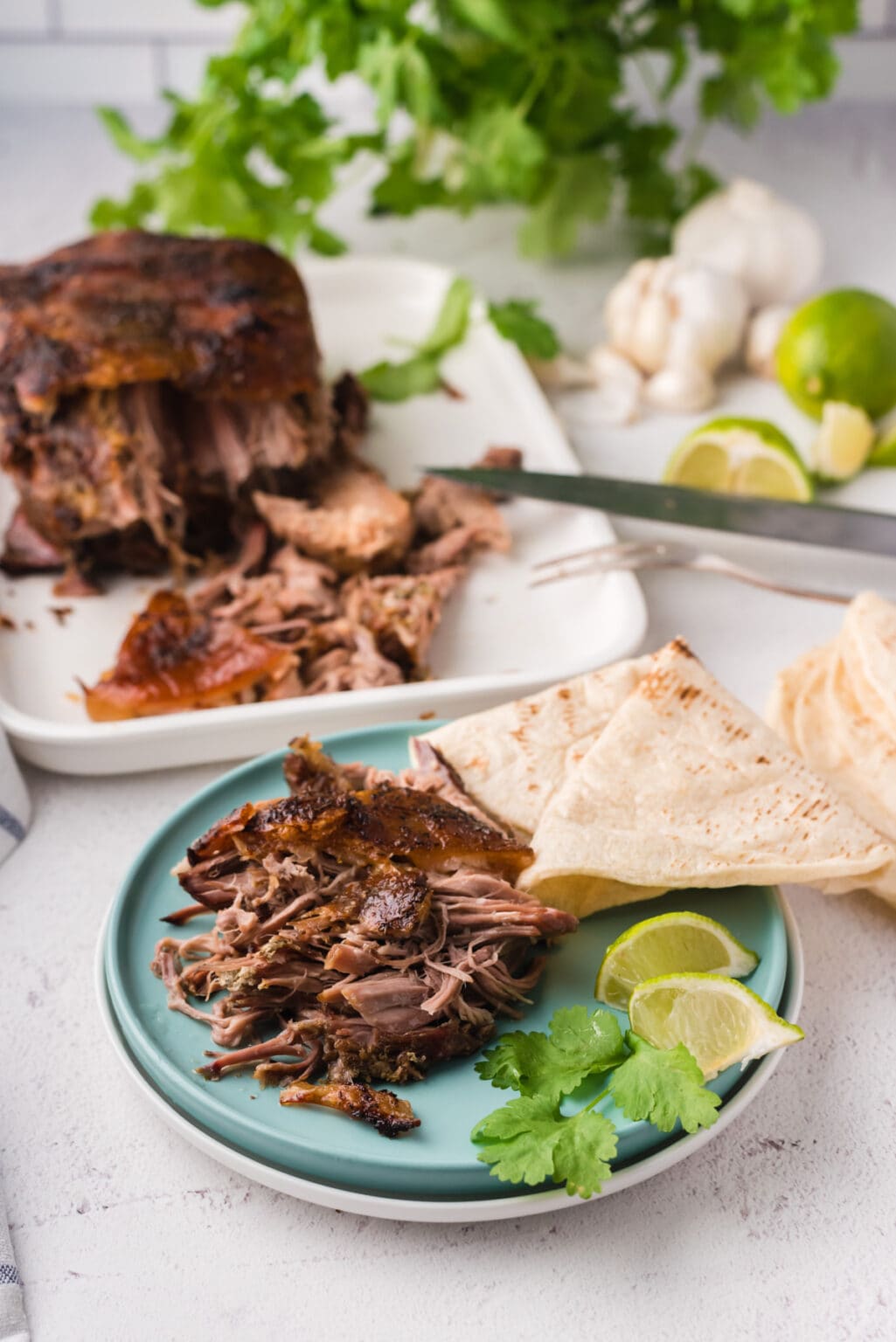 Slow Cooker Pernil (Roasted Pork Shoulder) - My Dominican Kitchen