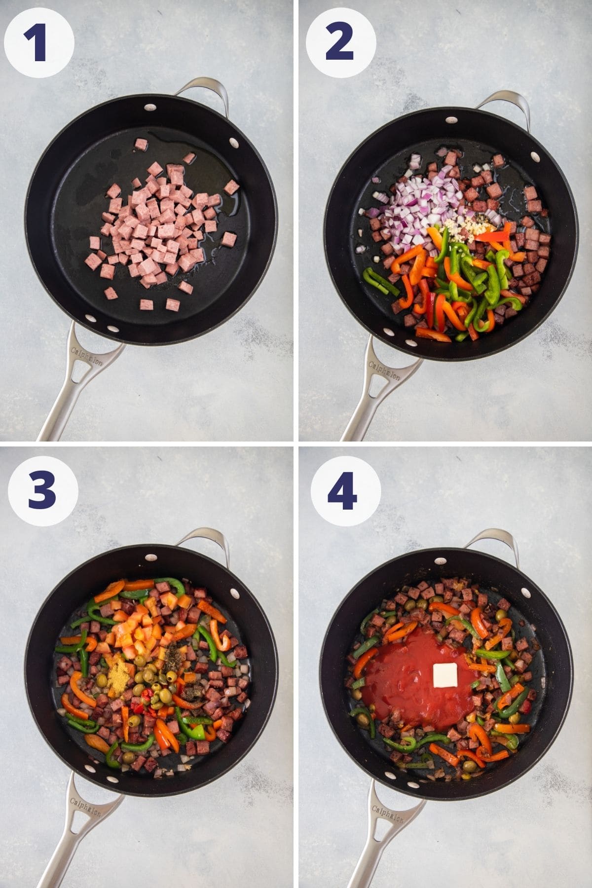 Dominican Spaghetti with Salami (Espaguetis) - My Dominican Kitchen