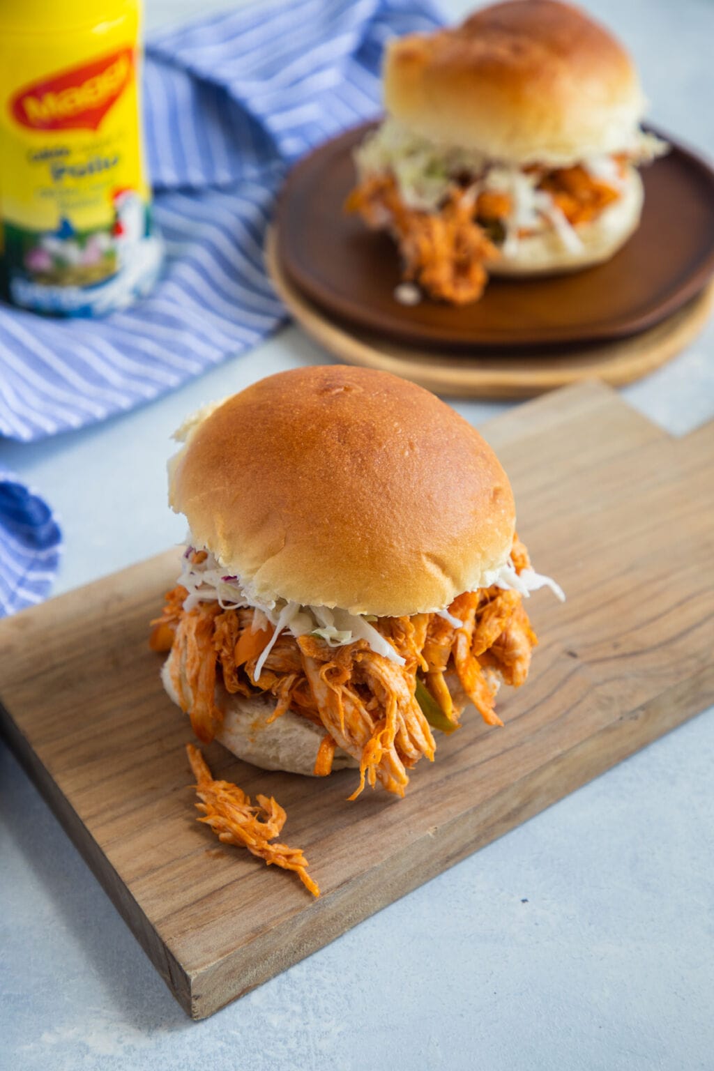Shredded Rotisserie Chicken Sandwich - My Dominican Kitchen