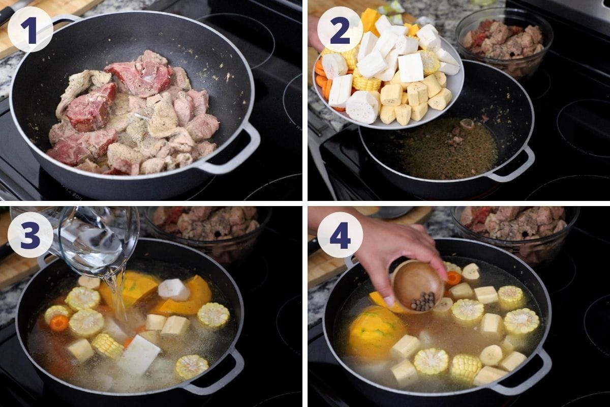 Sancocho Dominicano (Caribbean Meat & Root Vegetable Stew) - My ...