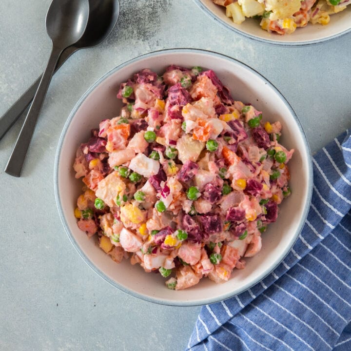 Ensalada Rusa Recipe (Dominican Potato Salad) - My Dominican Kitchen