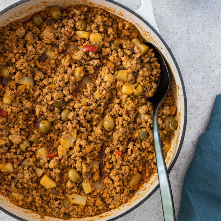 Minced Pork Recipe (Pork Picadillo) - My Dominican Kitchen