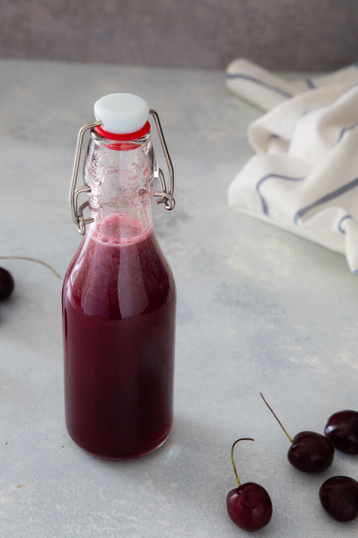 Easy Cherry Simple Syrup Recipe for Drinks - My Dominican Kitchen
